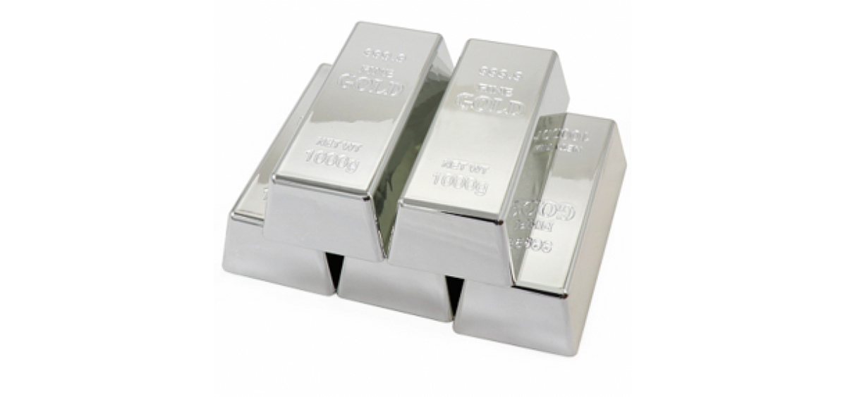 Silver and Gold Ingots